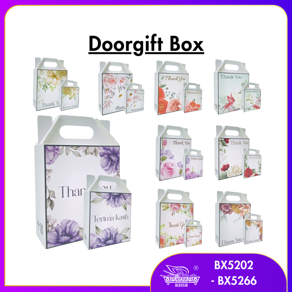 50PCS BAHULU BOX / DOORGIFT BOX / GOODIES BOX / WEDDING SOUVENIR BOX ...