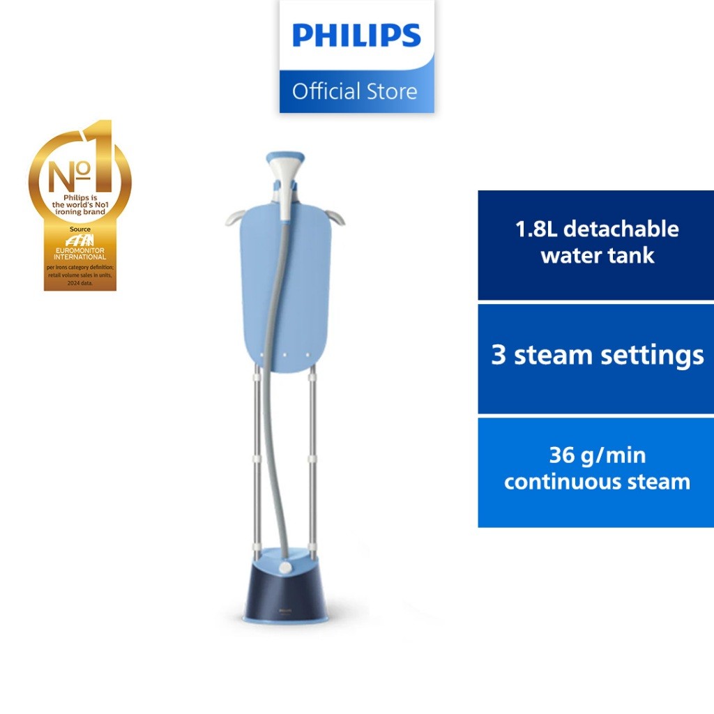 [NEW LAUNCH] PHILIPS Stand Steamer 1000 Series STE1030/20 | Shopee Malaysia