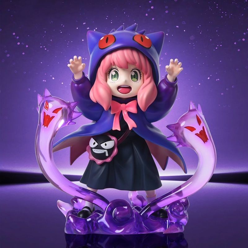 Anya Forger cosplay Gengar Figure model - Spy x Family x Pokémon ...