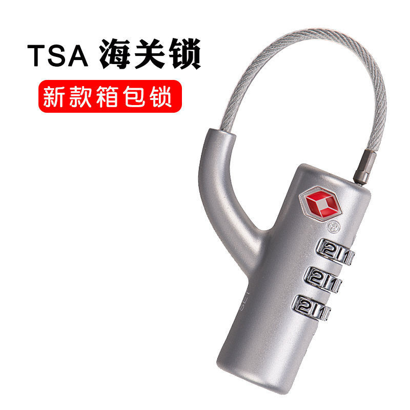 Mechanical Steel Wire Rope Overseas tsa Customs Lock Luggage School Bag ...