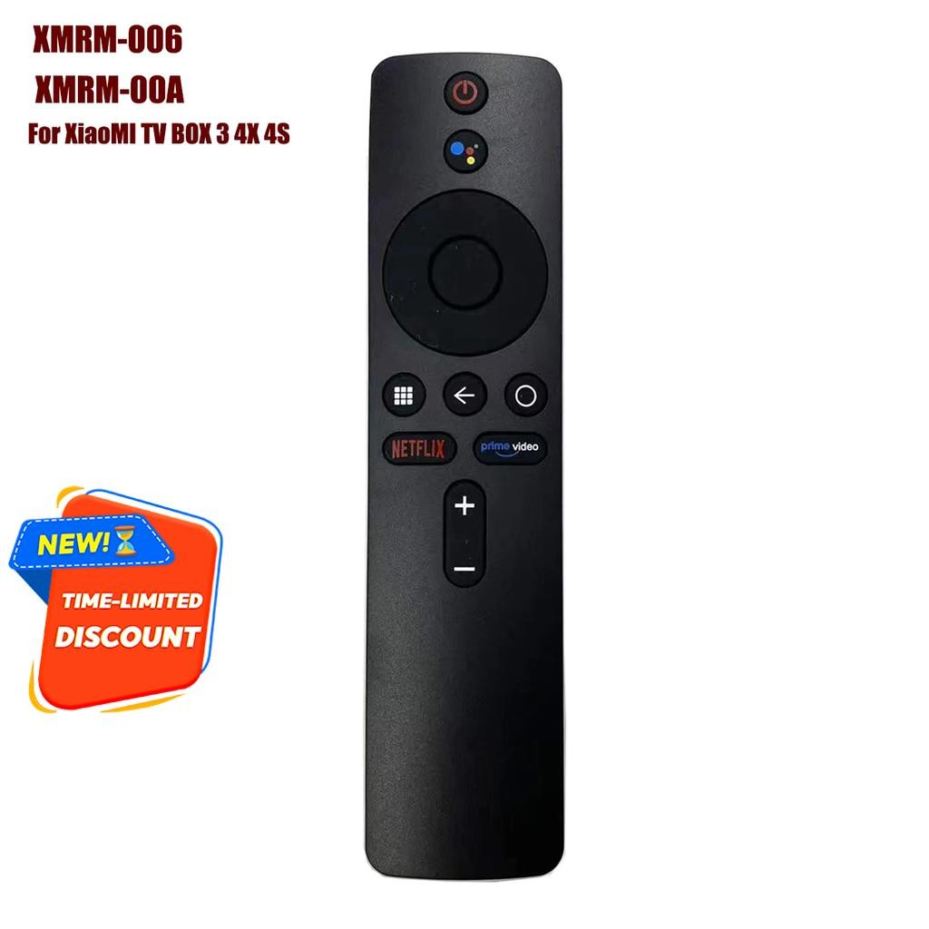 Voice Remote Control for Xiaomi Mi 4A 4S 4X 4K Ultra HD Android TV Box S Box 3 Box 4K Mi Stick ...