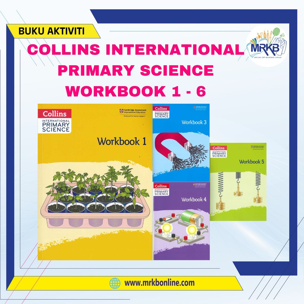 COLLINS INTERNATIONAL PRIMARY SCIENCE - WORKBOOK 1 - 6 | Shopee Malaysia