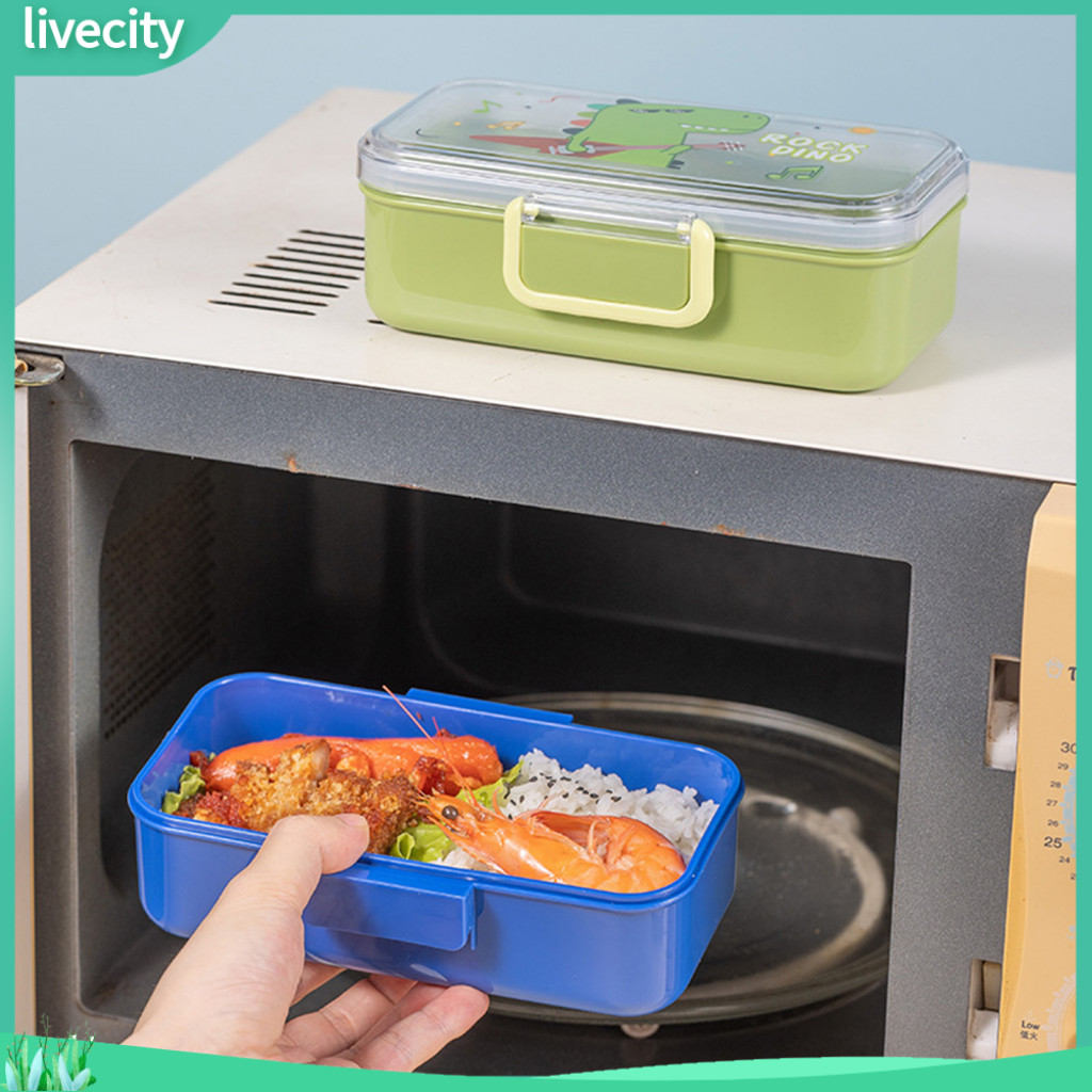livecity| Bento Lunch Box for Kids Easy to Clean Lunch Box 700ml Kids ...