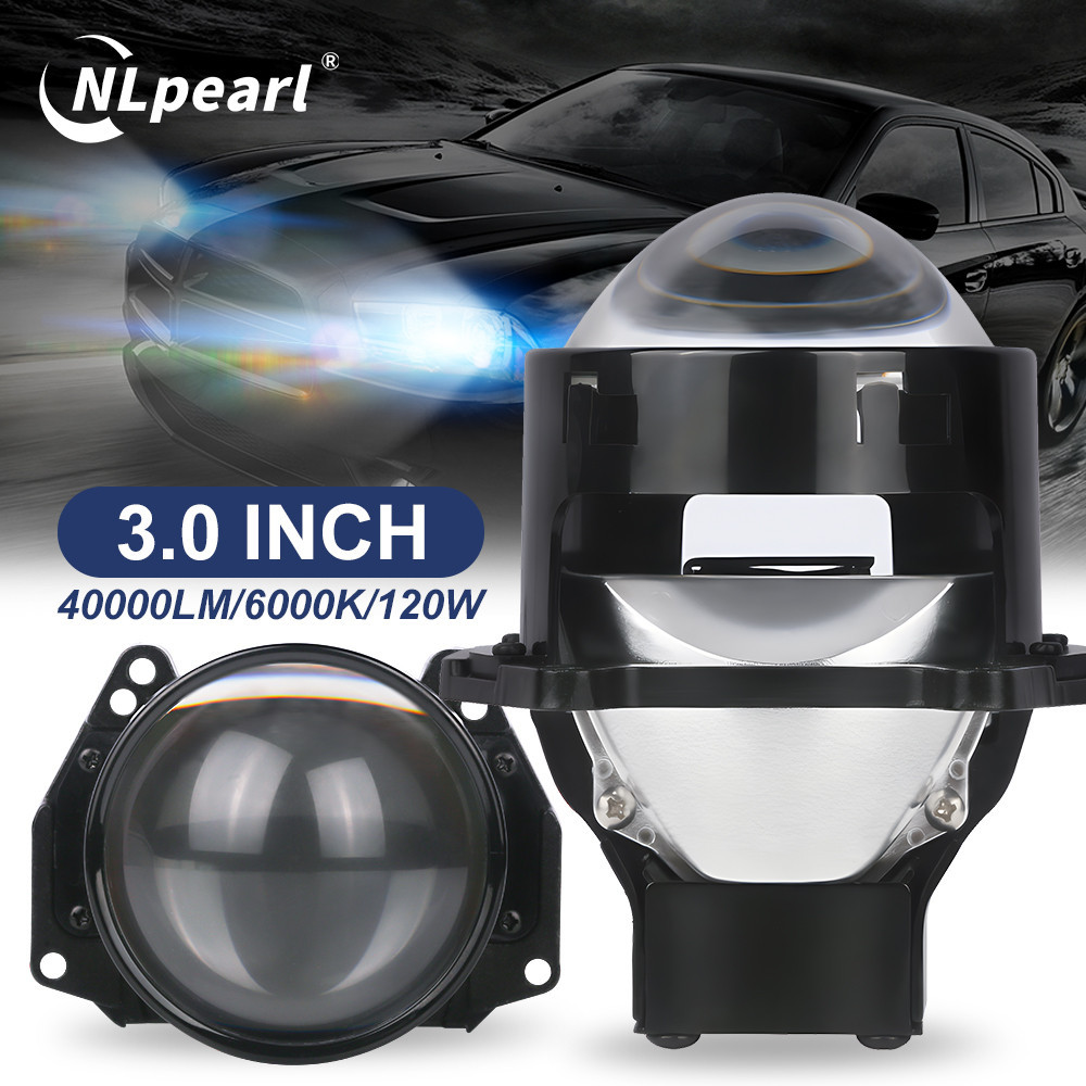 Nlpearl 2PCS 3 Inch Bi LED Projector Headlights Lenses for Hella LED ...