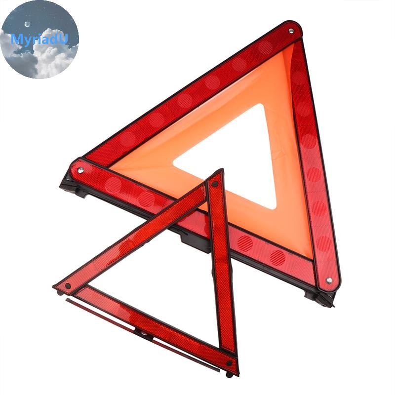 MyriadU Car Tripod Reflective Strips Triangle Signs Foldable Emergency ...