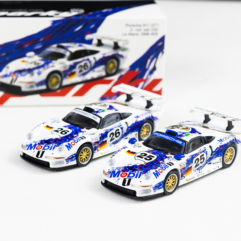 Sparky TINY 1: 64 Porsche 911 GT1 1996 Leman Alloy Car Model Die ...