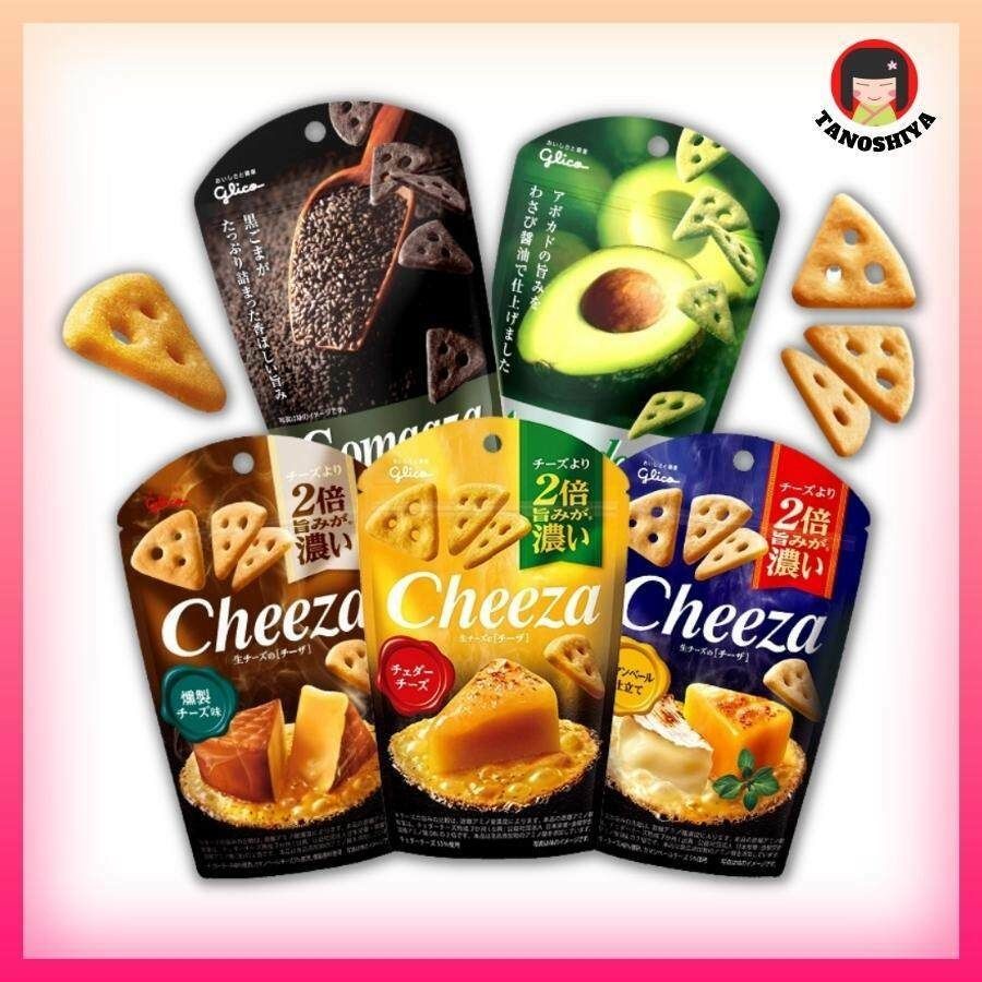 GLICO NAMA CHEEZA CHEESE/AVOCADO BISCUITS SERIES- JAPANESE SNACKS ...