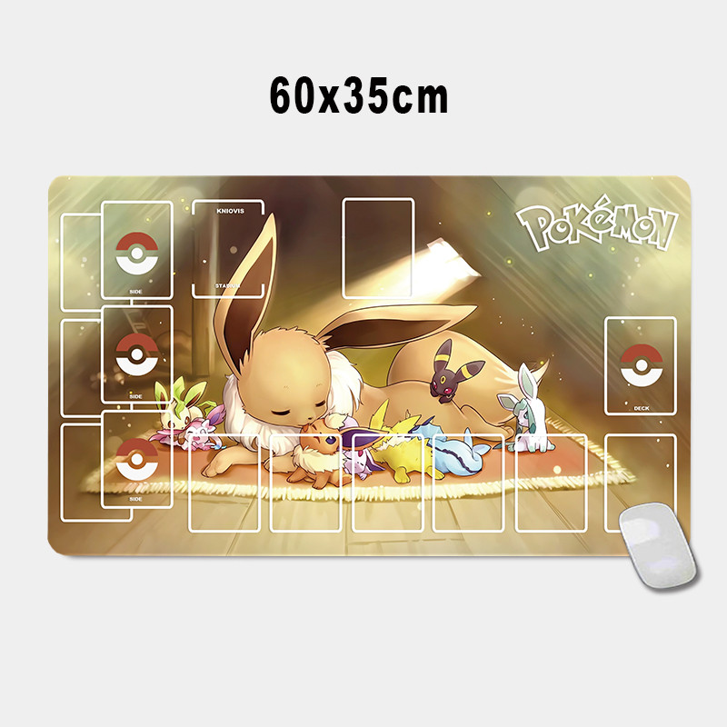 Pokemon 60X35Cm Card Mat PTCG Pocket Monster Animation Characters ...