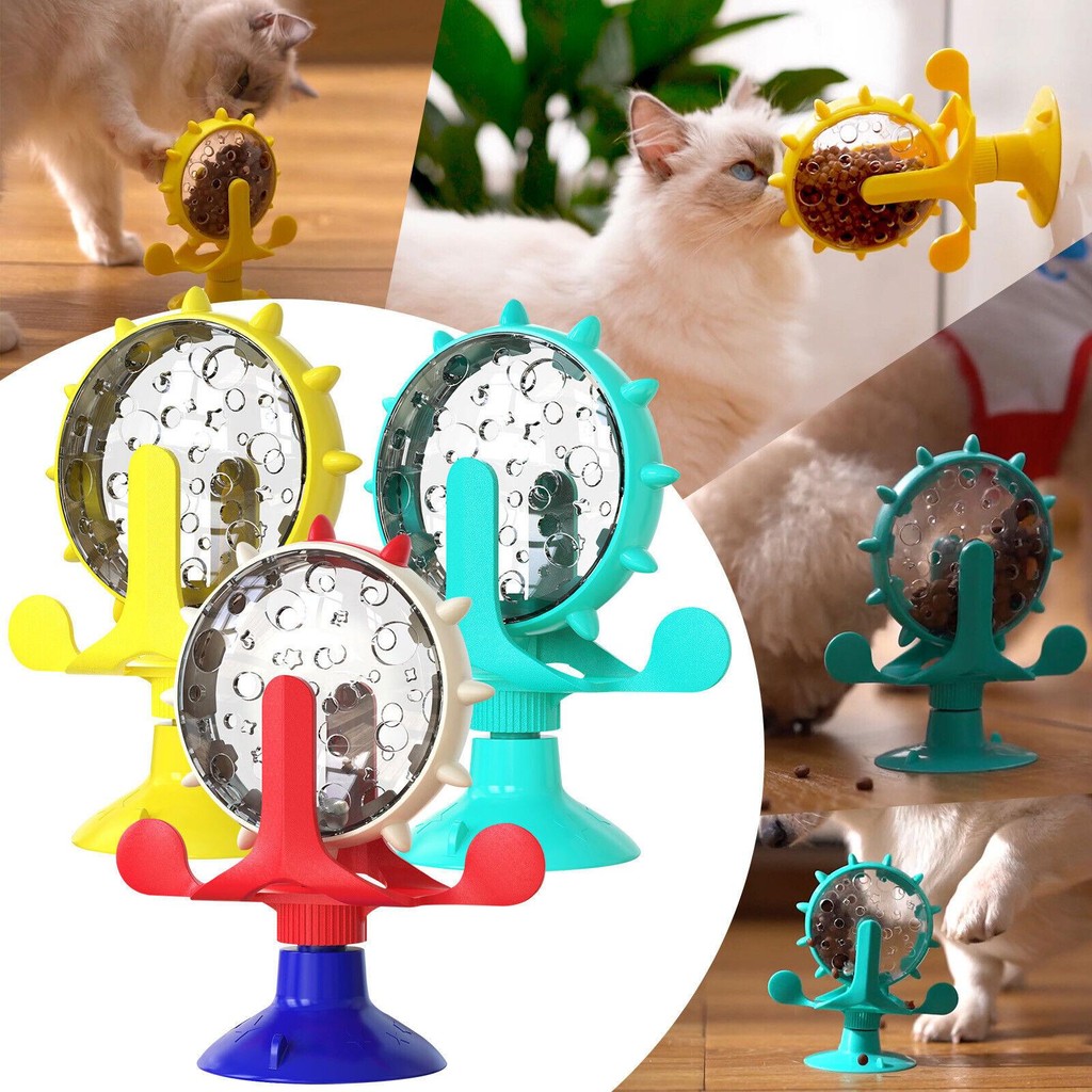 Abs Food Leaker Slow Food Dispenser Spinning Wheels Toy Teasing Pet Iq ...