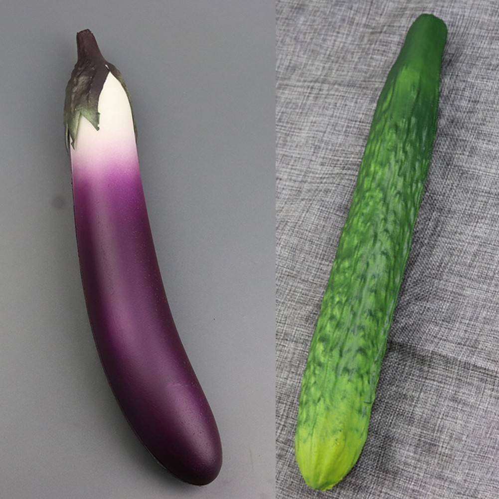 [Super] Artificial Fake Cucumber Aubergine Hotel Restaurant Decor ...