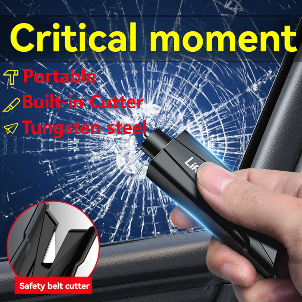 Portable Car Safety Hammer Window-breaking Device: Small Size with ...