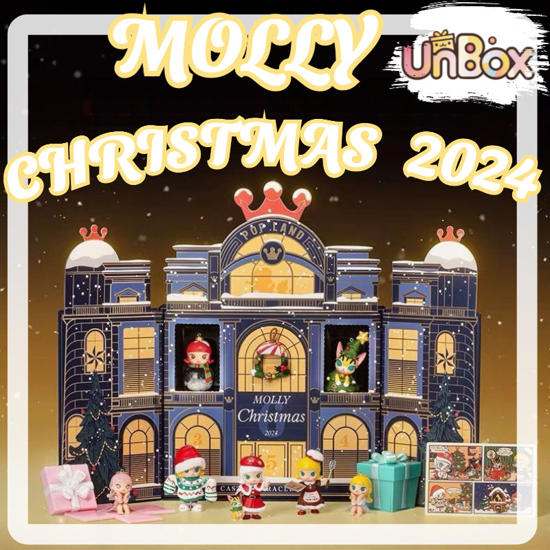 [100% Genuine] POP MART MOLLY Christmas 2024 Castle Miracle Box Series ...