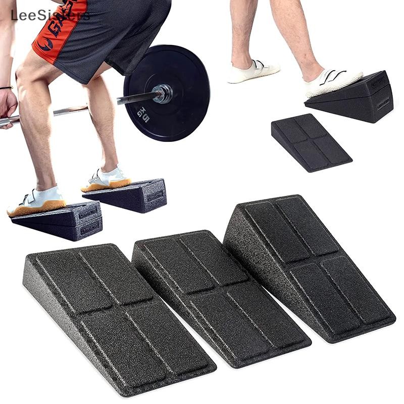 LeeSisters 3pcs Squat Wedge Block Adjustable Non-Slip Squat Ramp Deadlift Wedge Calf Stretcher ...