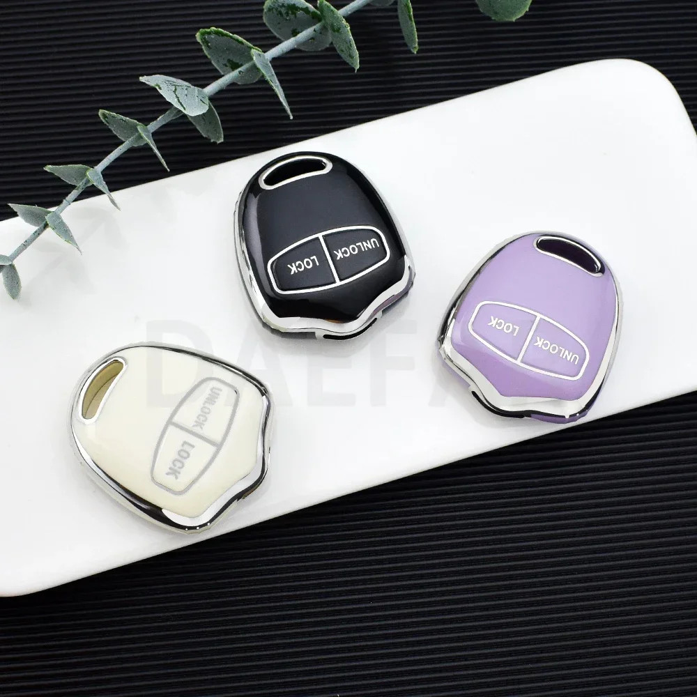 2 3 Buttons TPU Car Key Case Cover Shell Protected Fob For Mitsubishi ...