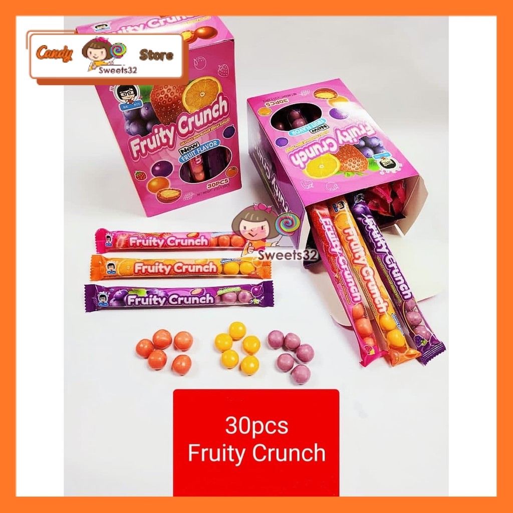 Hepin 30pcs Fruity Crunch (Gula-gula Buah-Buahan Berasa Rangup) HALAL ...