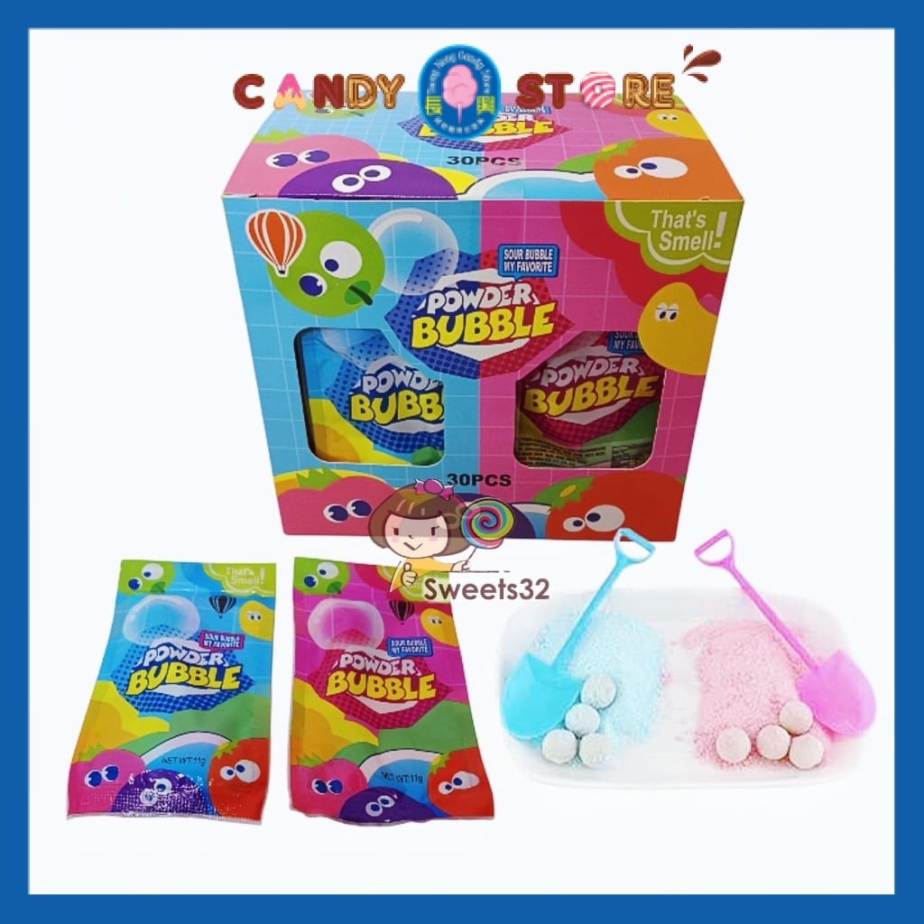 30pcs Powder Bubble Gum Sour Bubble My Favorite HALAL (Gula-gula getah ...