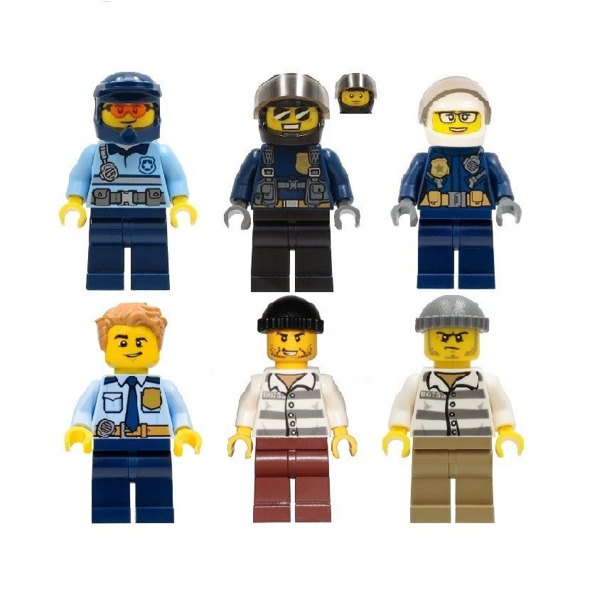 Lego City Street View Minifigure Character Station Male Thief Female ...