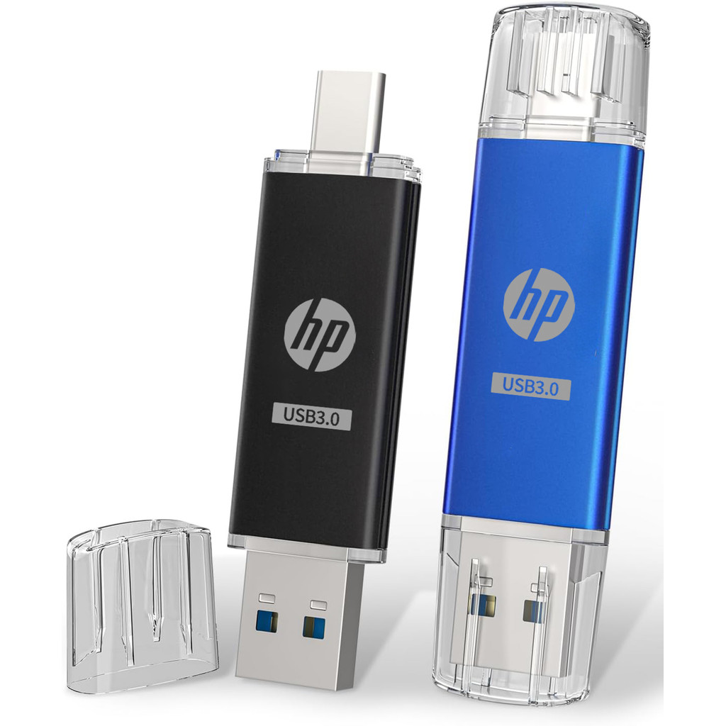 HP 2TB Flash Drive Type-C Dual Interface Mobile Phone U Disk High Speed ...