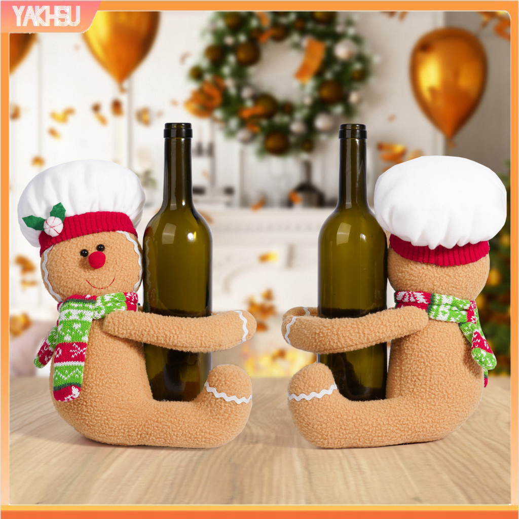 yakhsu| Cute Gingerbread Man Figurine Plush Gingerbread Man Decoration ...