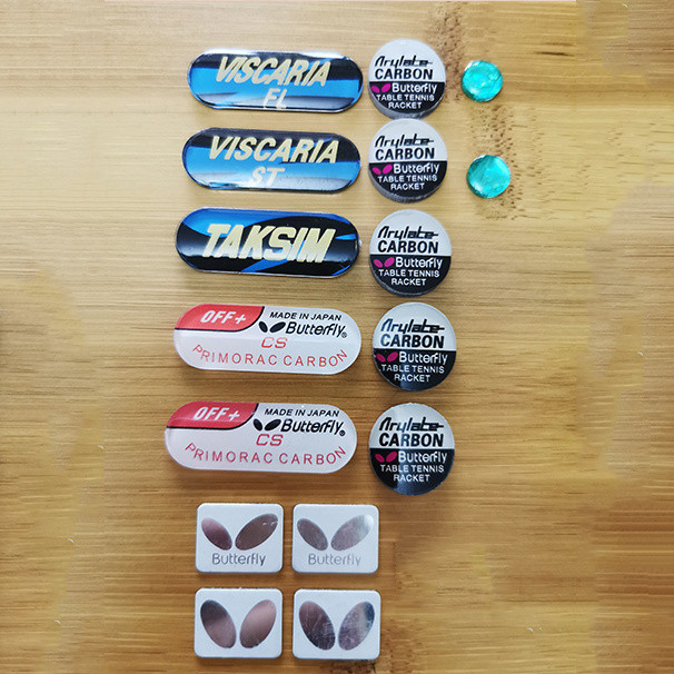 Diy Table Tennis Racket Racket Handle Sign Butterfly Handle Sign LOGO ...