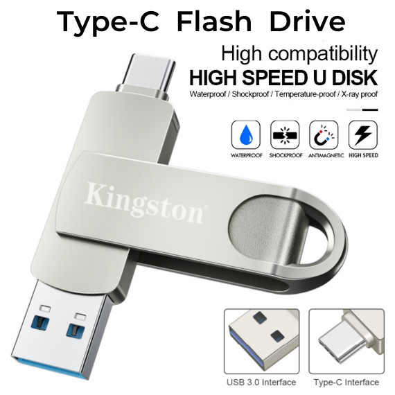 TypeC Otg Thumbdrive 1TB TypeC Flash Drive 2TB Usb Flash Drive Otg For ...