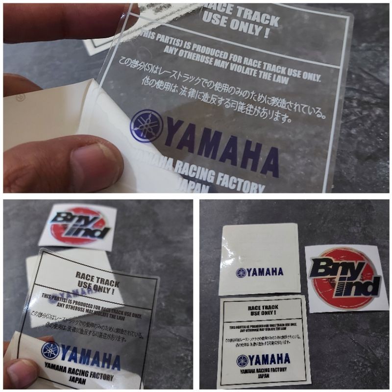 [ Furmotor ] YAMAHA WARNING YAMAHA RACE TRACK USE ONLY JAPAN ...