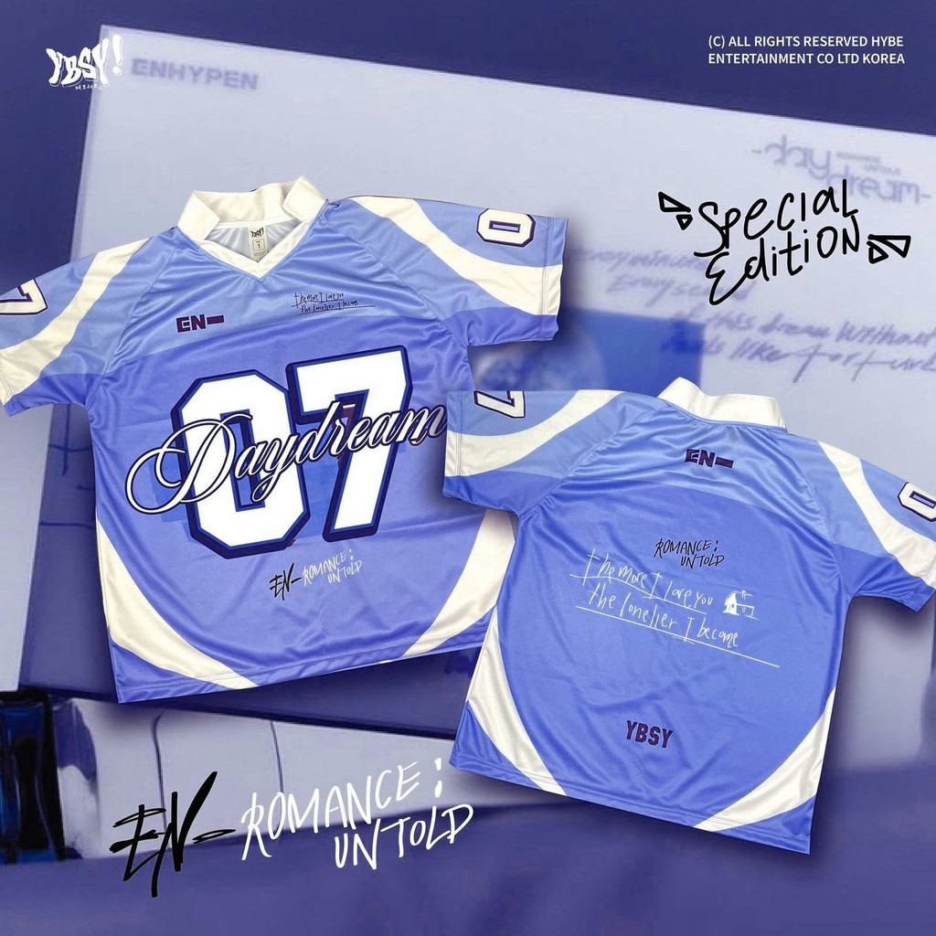 ENHYPEN NEW DROPS JERSEY YBSY DAY DREAM POLO SHIRT | Shopee Malaysia