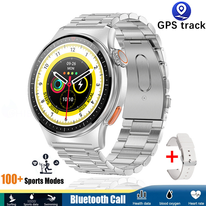 QW49 Waterproof Smartwatch ECG+PPG 1.39" Display Bluetooth Talking ...