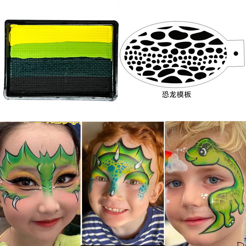 Children Facial Painting Stage Dinosaur Makeup Creative Cartoon Animal ...