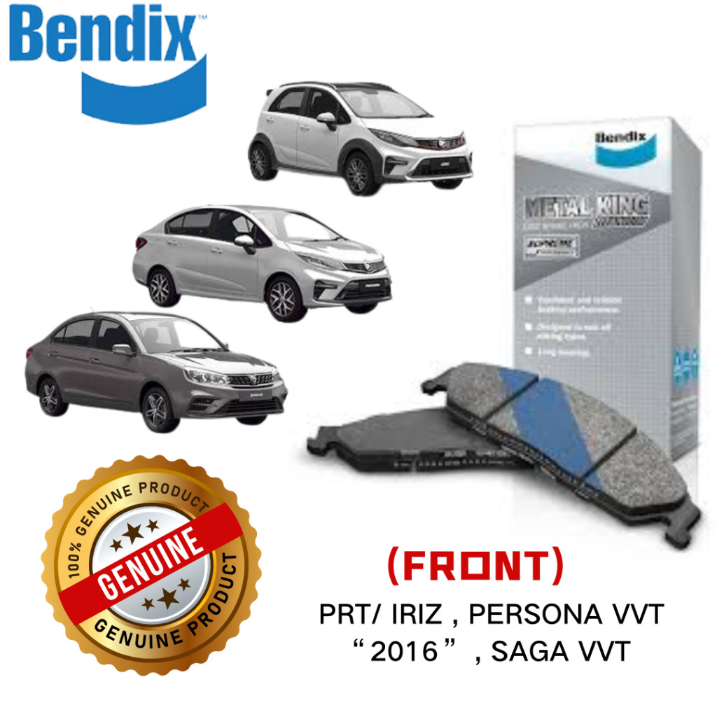 Bendix DB2350 MKT & GCT Front Brake Pad - Proton Iriz Persona VVT "2016 ...