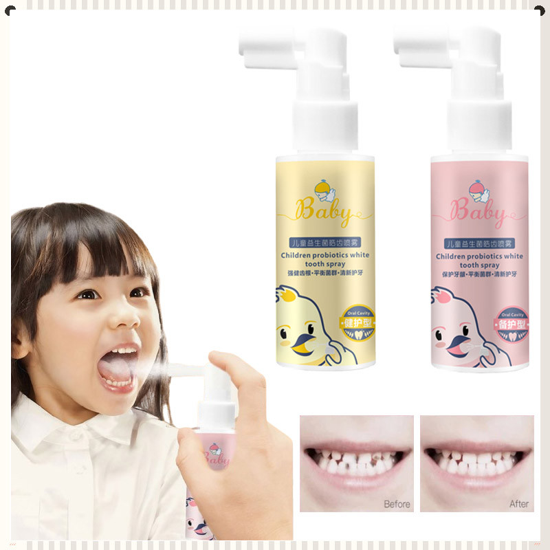 Baby Oral Spray Anti Cavity Cleaning Tooth Spray for Kids Prevents ...