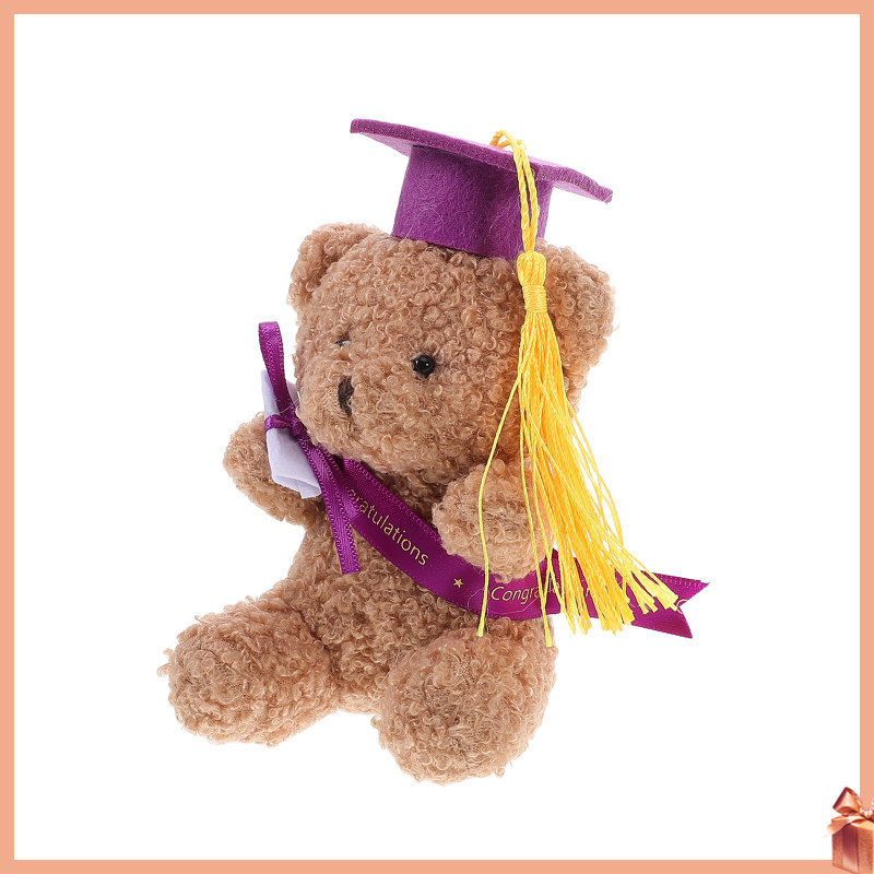 Graduation Bear For Graduation Stuffed Animal Decoration Tiny Plush ...