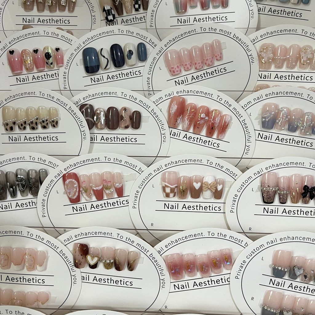 【1 nail Alone】Press-on nail complementary patches Artificial Nail ...