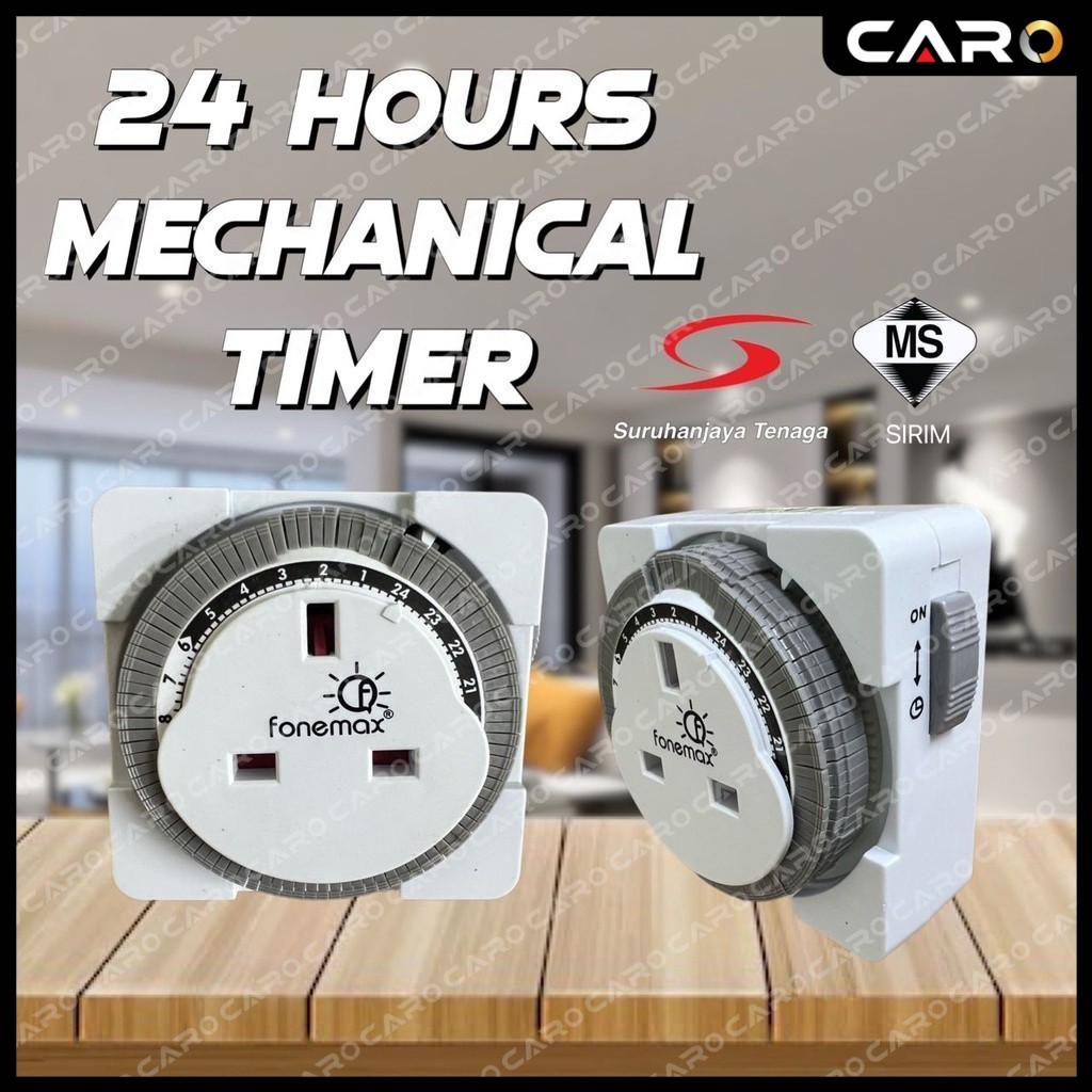 [SIRIM] TIMER SWITCH PLUG FONEMAX MECHANICAL THEBEN ANALOG EUROSAFE TW ...