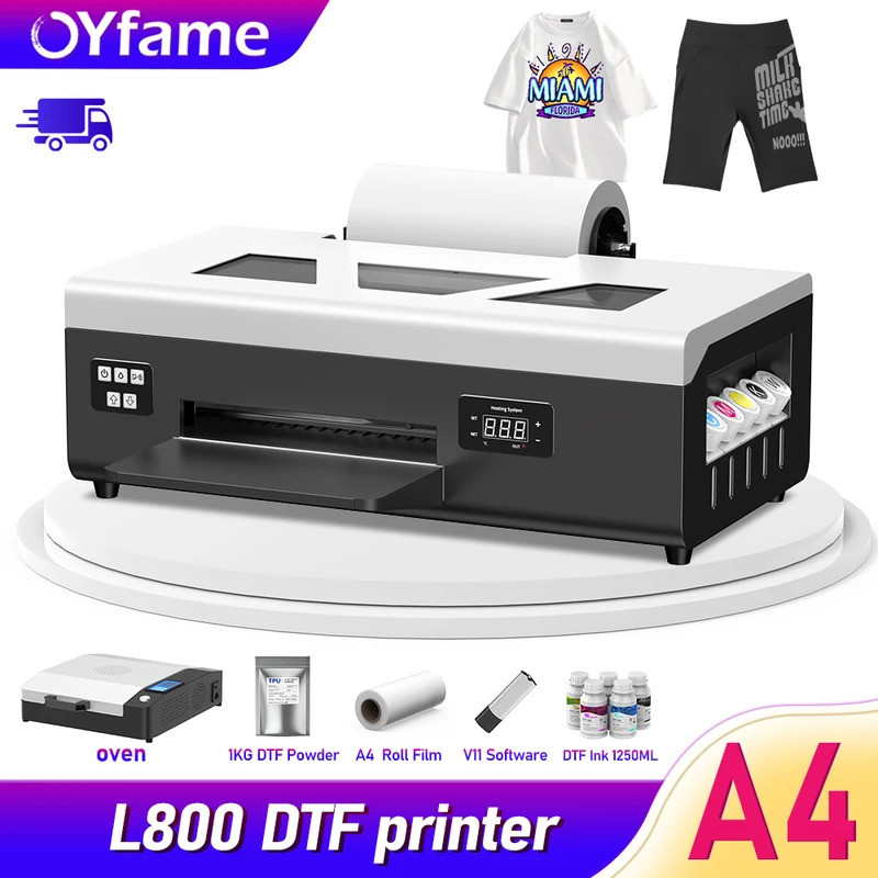 OYfame impresora dtf a4 For Epson L805 DTF Printer L800 DTF Transfer ...