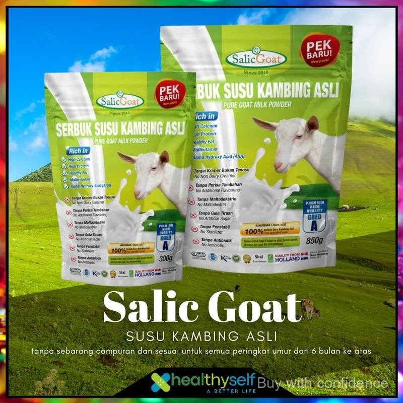 SALIC GOAT SUSU KAMBING ASLI TULIN ORGANIK | PURE ORGANIC GOAT MILK ...
