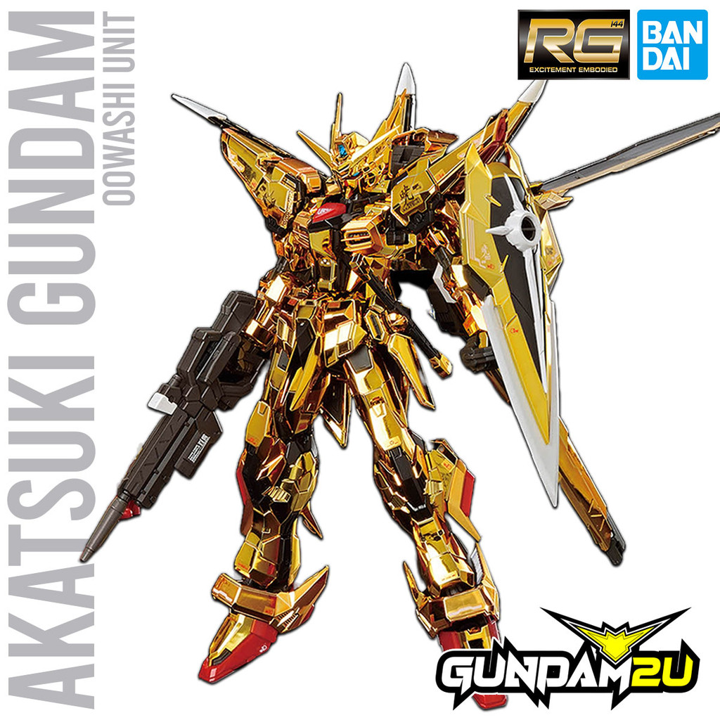 BANDAI RG 1/144 Akatsuki Gundam Oowashi Unit - Real Grade Gundam SEED ...