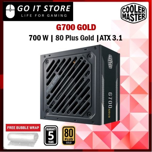 Cooler Master G700 Gold - 80+ Gold Non Modular Entry Level PSU | Shopee Malaysia