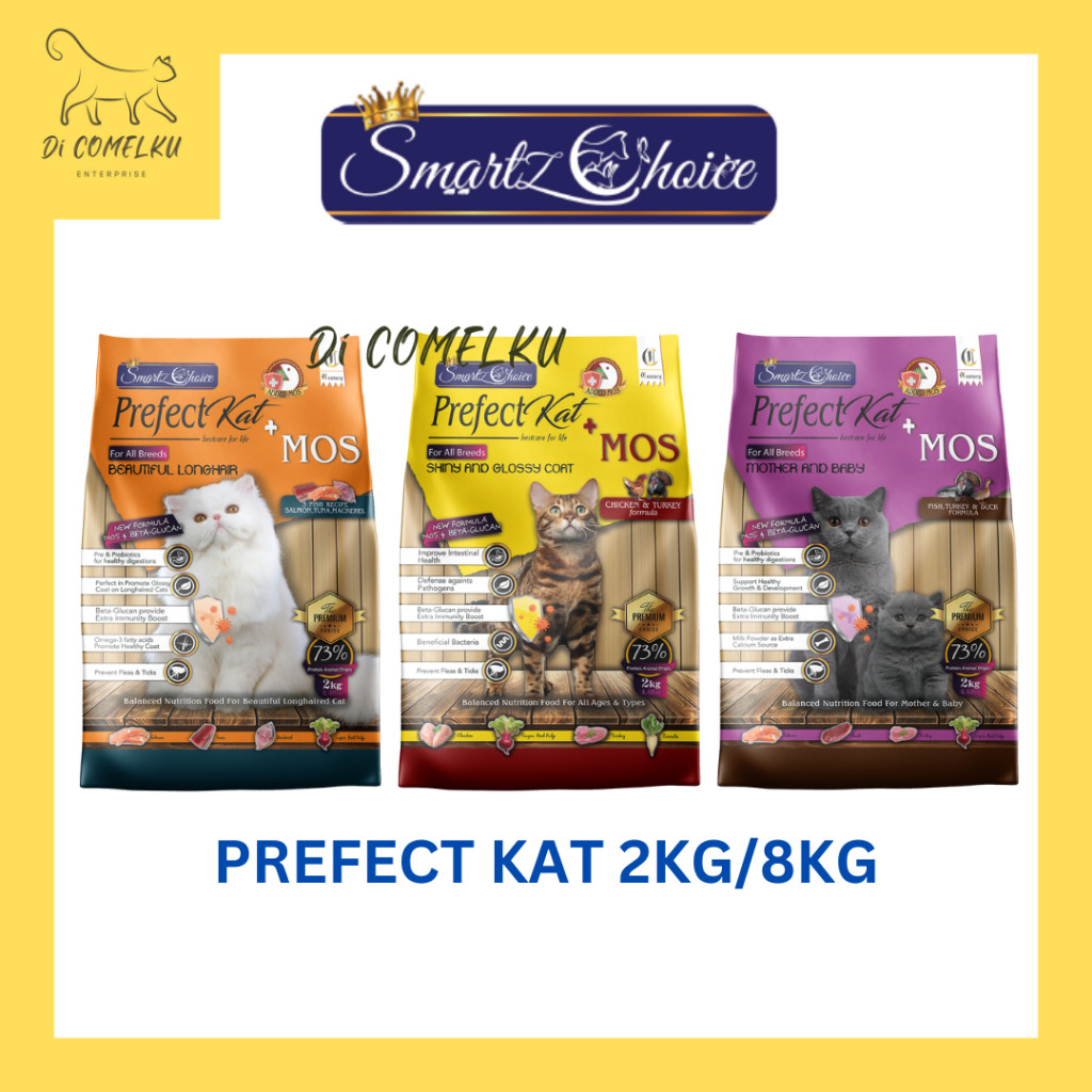 (2kg) Smart Choice Prefect Kat Dry Cat Food / Makanan Kucing Murah ...