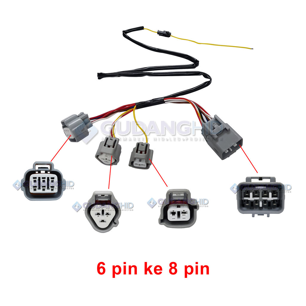 Toyota Fortuner GR 2021-Up Headlight Extension Adapter Socket Cable to ...