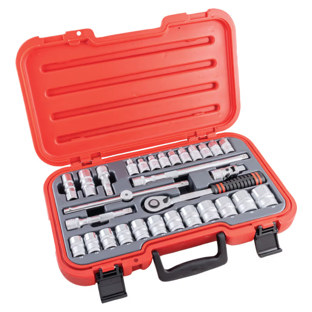 KENNEDY-PRO KEN5827940K 1/2" Socket Set Metric 30-PCE KEN-582-7940K ...
