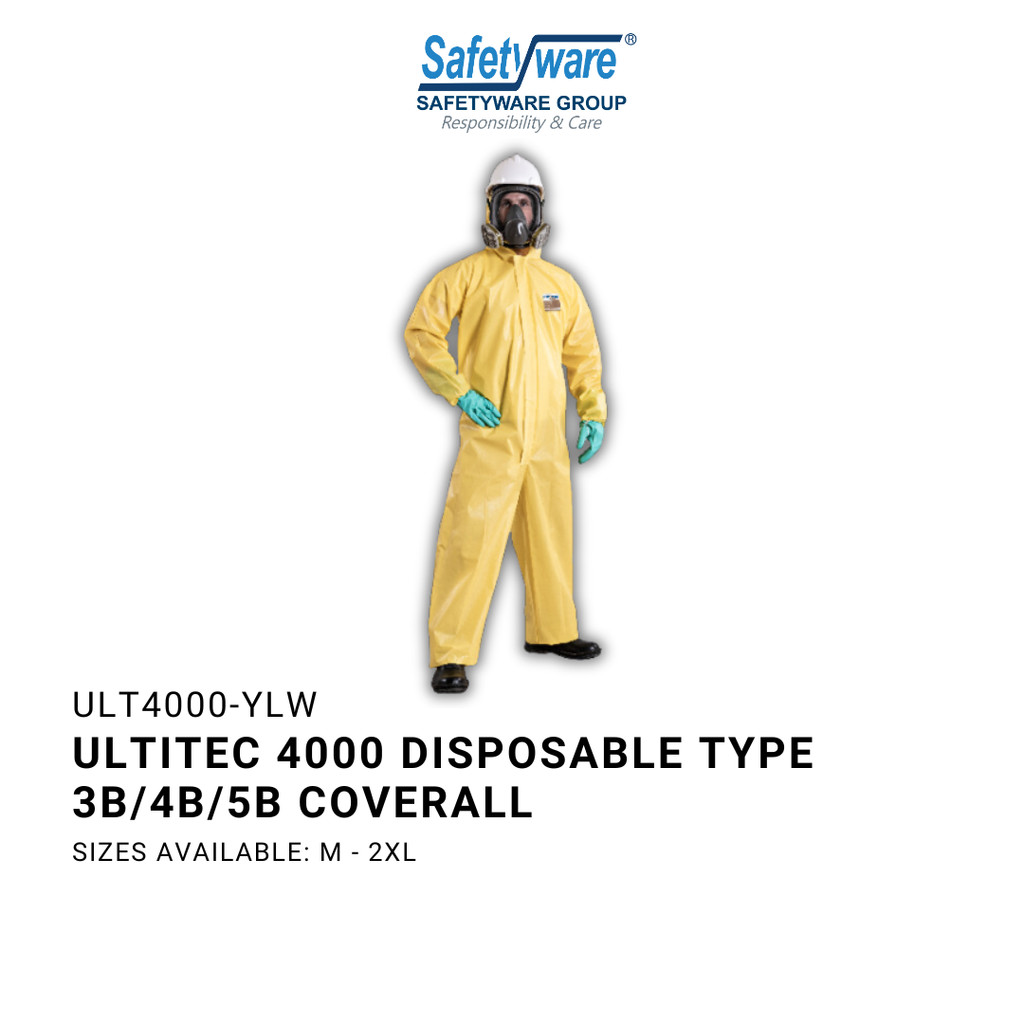 ULTITEC 4000S Liquid Chemical Resistant Protective Clothing | Shopee ...