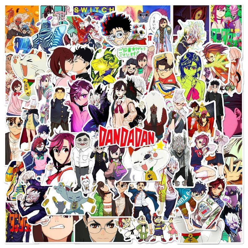 60Pcs/Set DANDADAN Stickers Kawaii Ken Takakura Momo Ayase Anime Decals ...