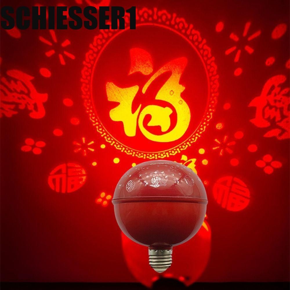 SCHIESSER1 New Year Fu Character Light Bulb, Good Luck Blessing ...