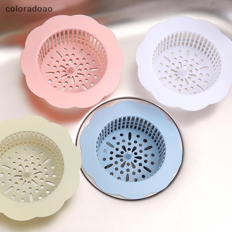 col Kitchen Sink Filter Screen Floor Drain Hair Stopper Silicone ...