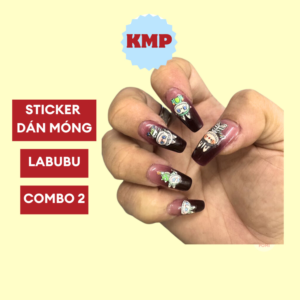 Labubu 5D embossed silk stickers Pieceg to decorate your phone and ...