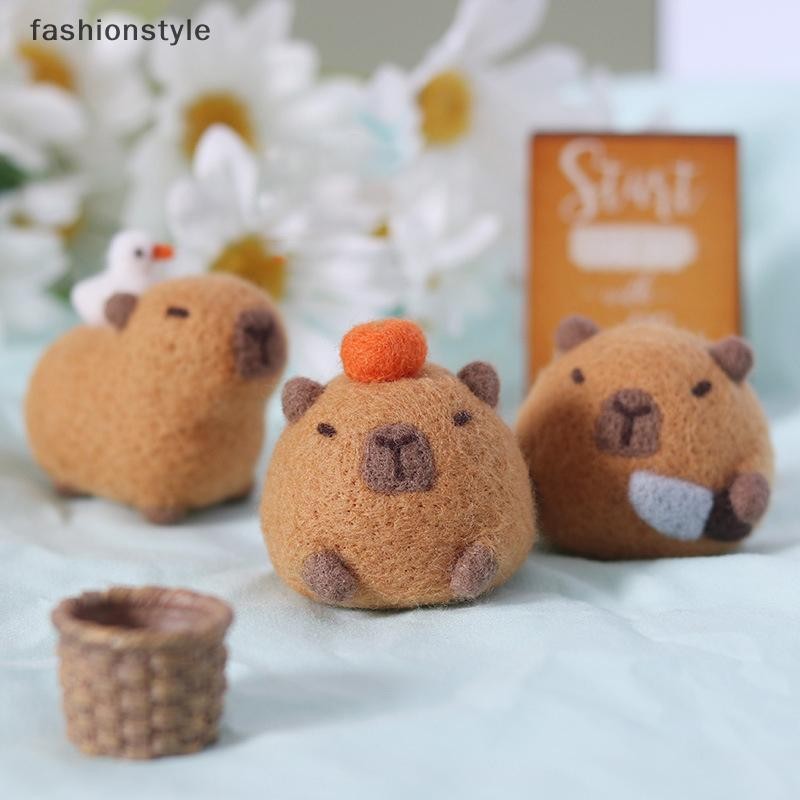 [Fashionstyle] Cute Chubby Capybara Gray Fish Beginner Material Kit ...