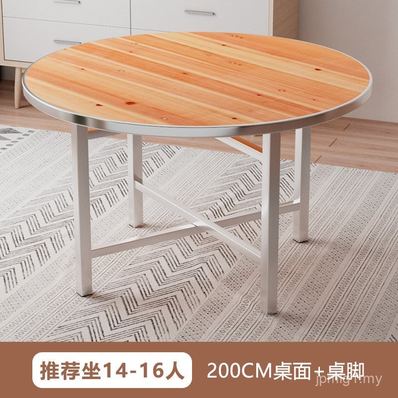 Meja lipat rumah panel meja besar bulat untuk 10 orang meja hotel ...