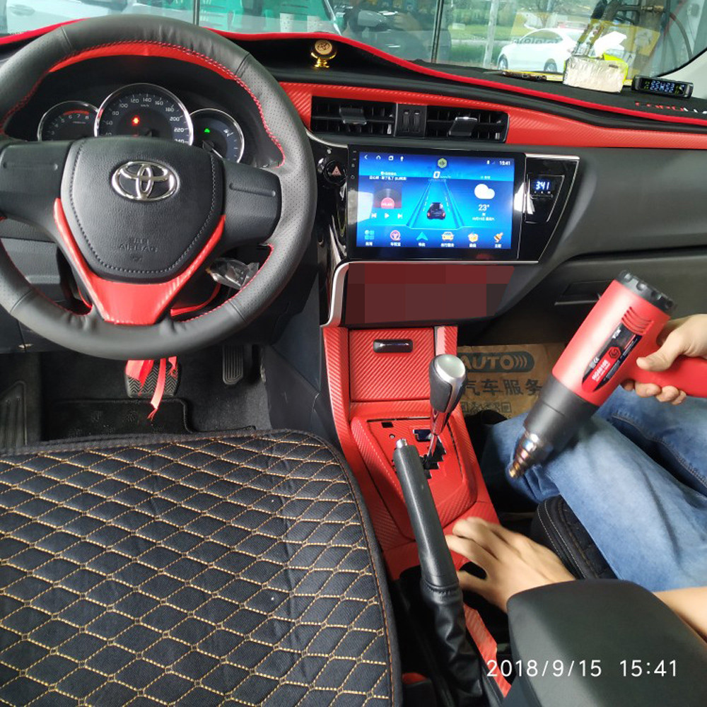 Carbon Fiber For Toyota Corolla Altis 2014-2018 Car Film Interior ...