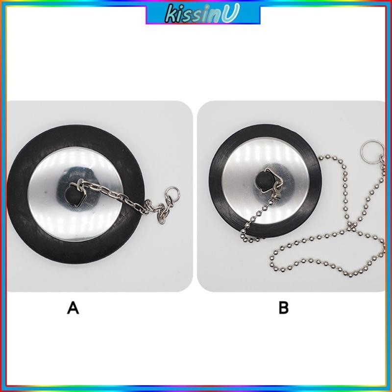 kiss Rubber Choke Bathtub Drain Stopper with Chain Bath Plug Drain Tub ...
